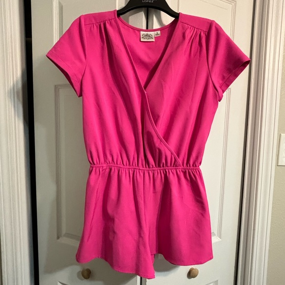 Cowgirl Justice | Pants & Jumpsuits | Barbie Pink Romper | Poshmark